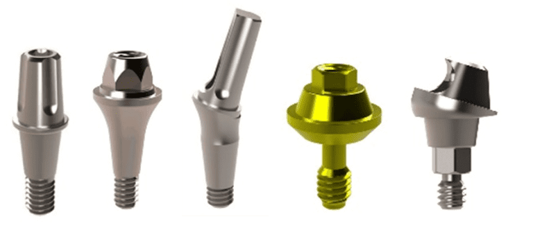 Tipos de componentes para implantes Tipos de componentes para implantes